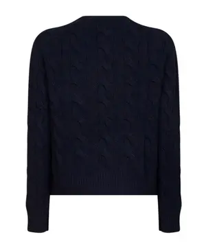 Polo Ralph Lauren Cable-knitted Jumper With Embroidered Logo