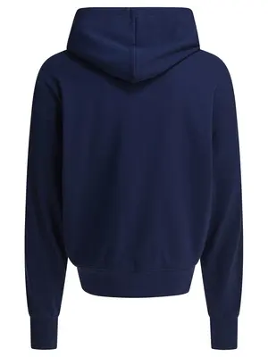 Alexander McQueen Logo Embroidered Zip-up Hoodie