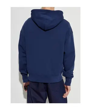 Alexander McQueen Logo Embroidered Zip-up Hoodie
