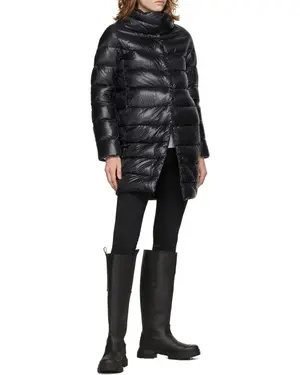 Herno Dora High-neck Padded Jacket - Black