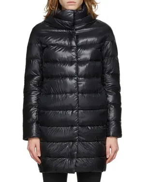 Herno Dora High-neck Padded Jacket - Black