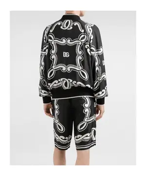 Dolce & Gabbana Dolce Gabbana Bandanna Printed Short-sleeved Shirt
