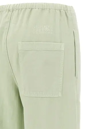 MAISON MARGIELA Drawstring Wide-leg Pants - Green