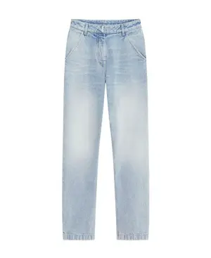Givenchy Oversized Boyfriend Jeans In Light Wash Denim - Light Blue