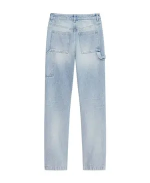 Givenchy Oversized Boyfriend Jeans In Light Wash Denim - Light Blue