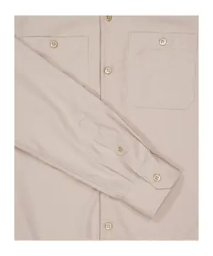 Brunello Cucinelli Collared Long-sleeve Shirt - Light Beige