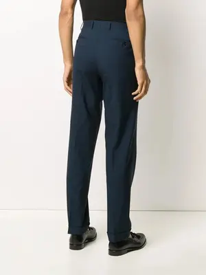 Canali Tailored Slacks With Button Placket