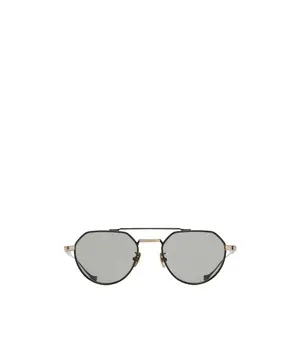 CUTLER  GROSS Cutler And Gross Draycott 1426 Round Sunglasses - Gray