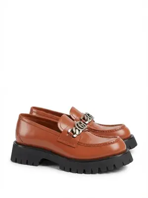 Gucci Chain Link Detailing Loafers For Men