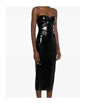 Oseree Strapless Midi Dress