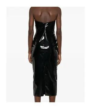 Oseree Strapless Midi Dress