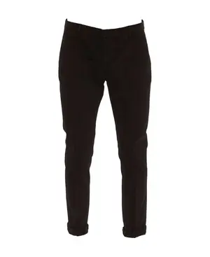 DONDUP Low-rise Trousers With Turn-up Hem