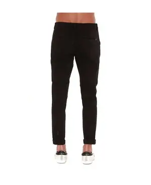 DONDUP Low-rise Trousers With Turn-up Hem