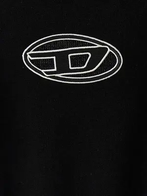 DIESEL® Embroidered Logo Crew Neck Jumper