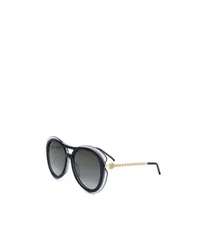 Elie Saab Aviator Frame Sunglasses