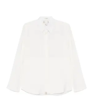 RANRA Crinkled-finish Shirt