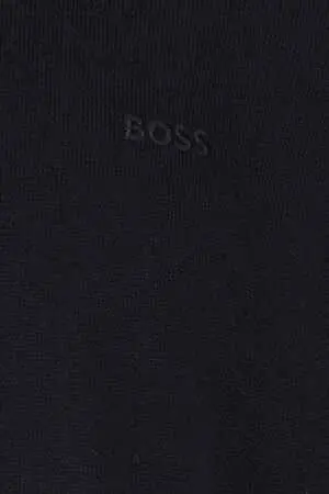Hugo Boss Embroidered Crewneck Jumper - Black