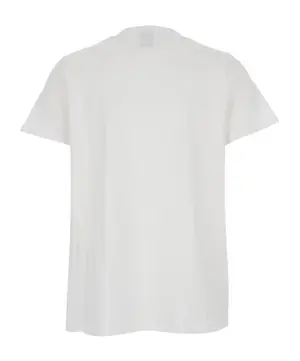 ALLUDE Round Neck Short Sleeve T-shirt
