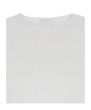 ALLUDE Round Neck Short Sleeve T-shirt