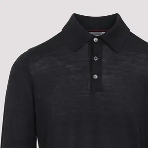 Brunello Cucinelli Fine-knit Polo Shirt