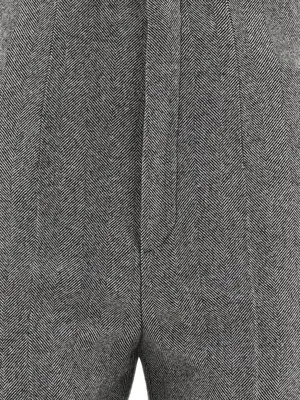 Sportmax Chevron-knit High-waisted Trousers