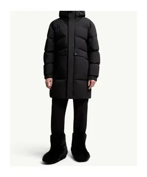 Moncler Avioth Hooded Long Down Jacket