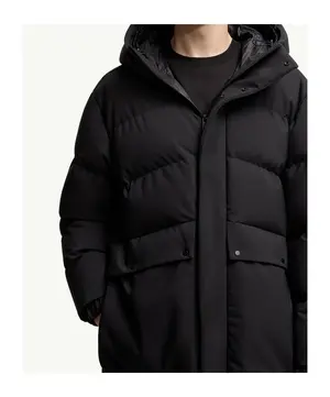 Moncler Avioth Hooded Long Down Jacket