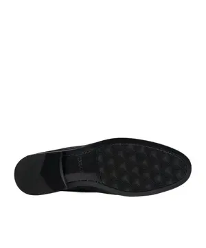 DOUCAL'S Nottingham Penny Loafers In Suede - Blue