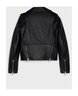 Celine Classic Biker Jacket In Soft Vintage Lambskin