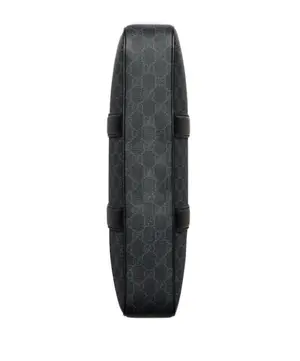 Gucci Gg Monogram Briefcase With Adjustable Shoulder Strap