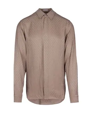Dior Lapel Long-sleeved Shirt - No