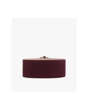 Alaïa Ring Buckle Suede Belt - Red