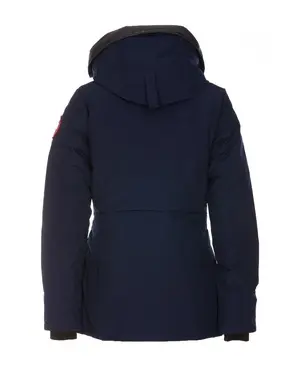 Canada Goose Chelsea Front-zip Hooded Parka - Atlantic Navy Blue