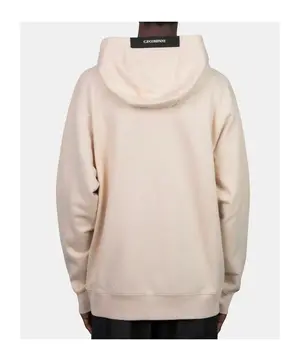 C.P. COMPANY Drawstring Hooded Sweatshirt With Mirrored Sleeve Details