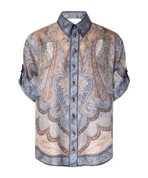 Zimmermann Wanderlust Short Sleeved Shirt