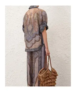 Zimmermann Wanderlust Short Sleeved Shirt