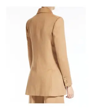 Max Mara Double Breasted Notched Blazer