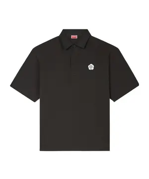 Kenzo Boke Flower 2.0 Embroidered Polo Shirt - Black