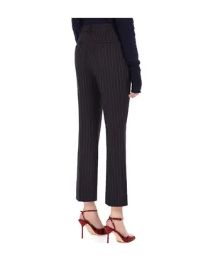 Sportmax Striped Flared Trousers