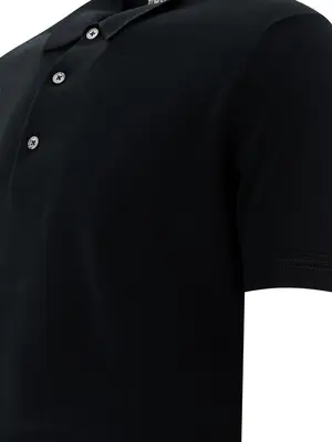 TOM FORD Fine Knit Short-sleeved Polo Shirt