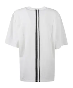 MORDECAI Cotton T-shirt With Striped Details