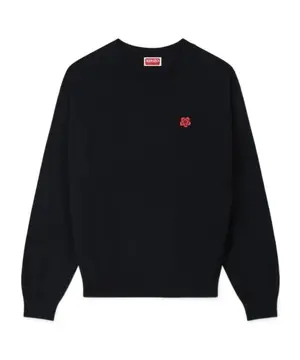 Kenzo Boke Flower Crewneck Jumper - Black