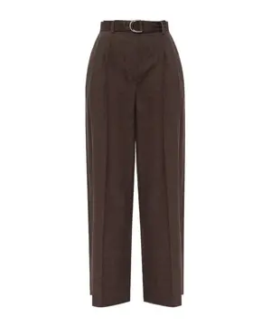 Helmut Lang Pleated Wide-leg Trousers