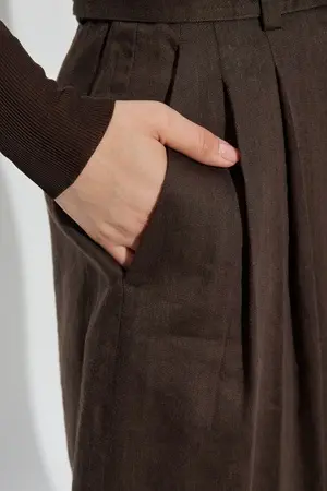 Helmut Lang Pleated Wide-leg Trousers