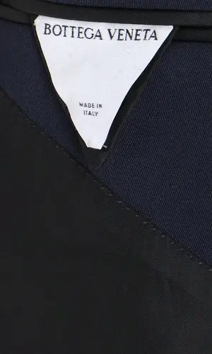 Bottega Veneta Logo Grain Suit Jacket