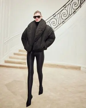 Saint Laurent Cropped Puffer Jacket In Silk Taffeta