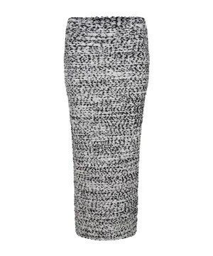 Alberta Ferretti Back Slit Midi Skirt