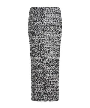 Alberta Ferretti Back Slit Midi Skirt