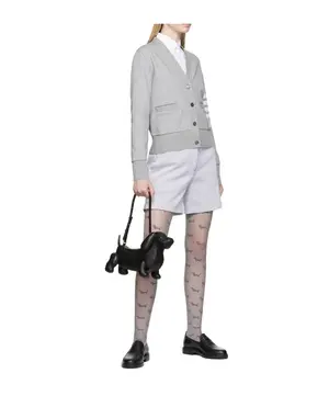 Thom Browne 4-bar Stripe V-neck Cardigan