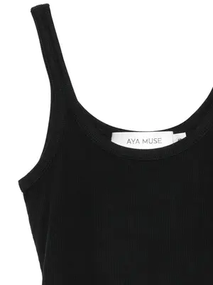 AYA MUSE Fine-ribbed Knit Tank Top